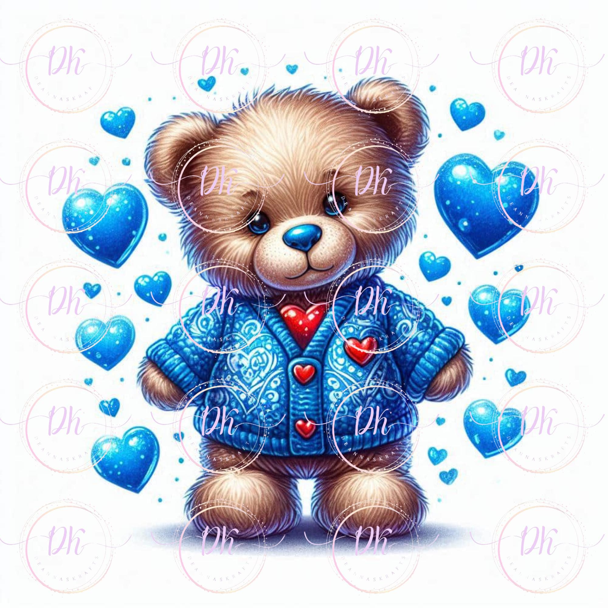 Valentine's Day Bears Clipart, Teddy Bears PNG, Animal Love Clipart ...