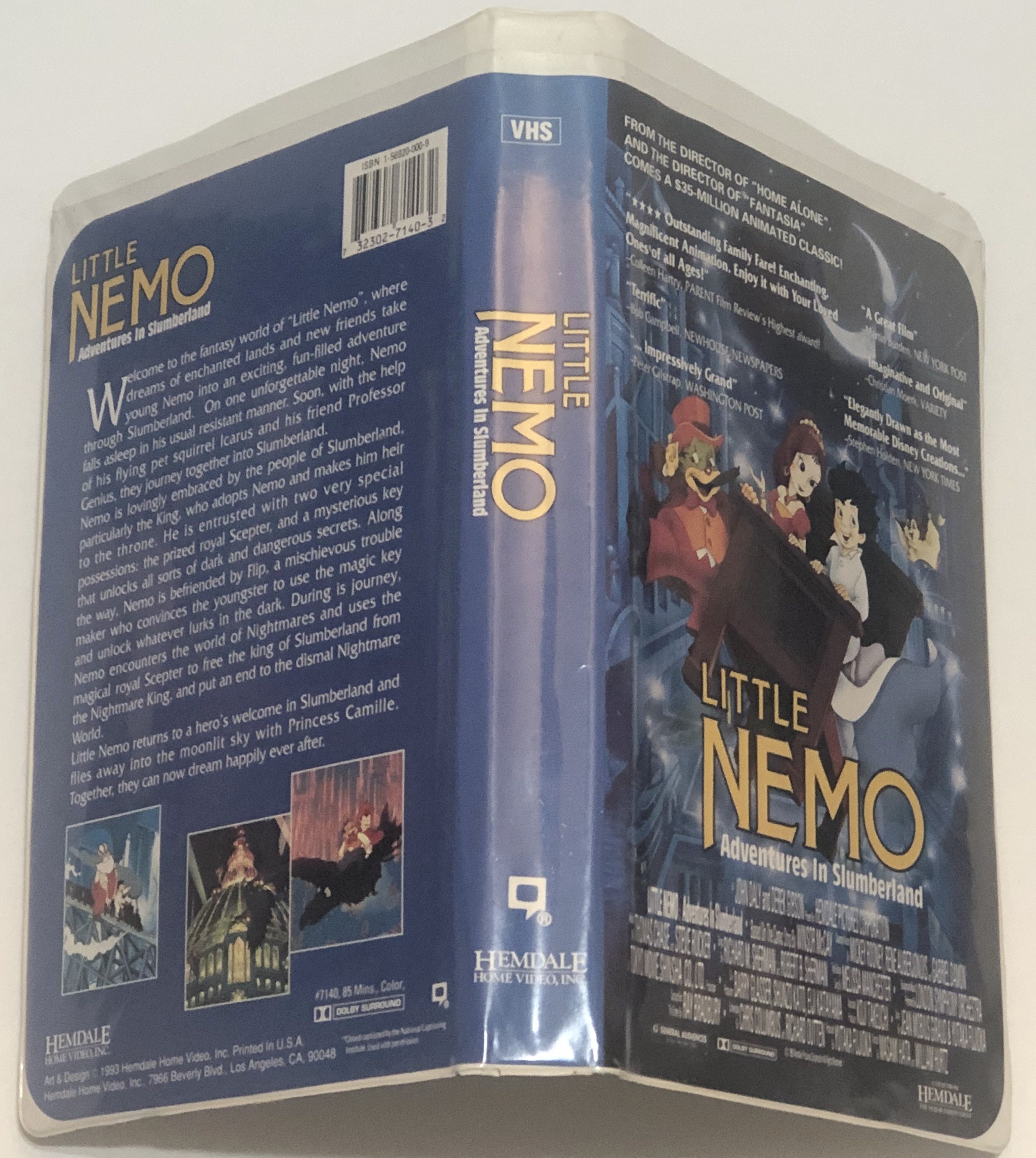 Tom & Jerry Little Nemo Clamshell VHS Tapes - Etsy