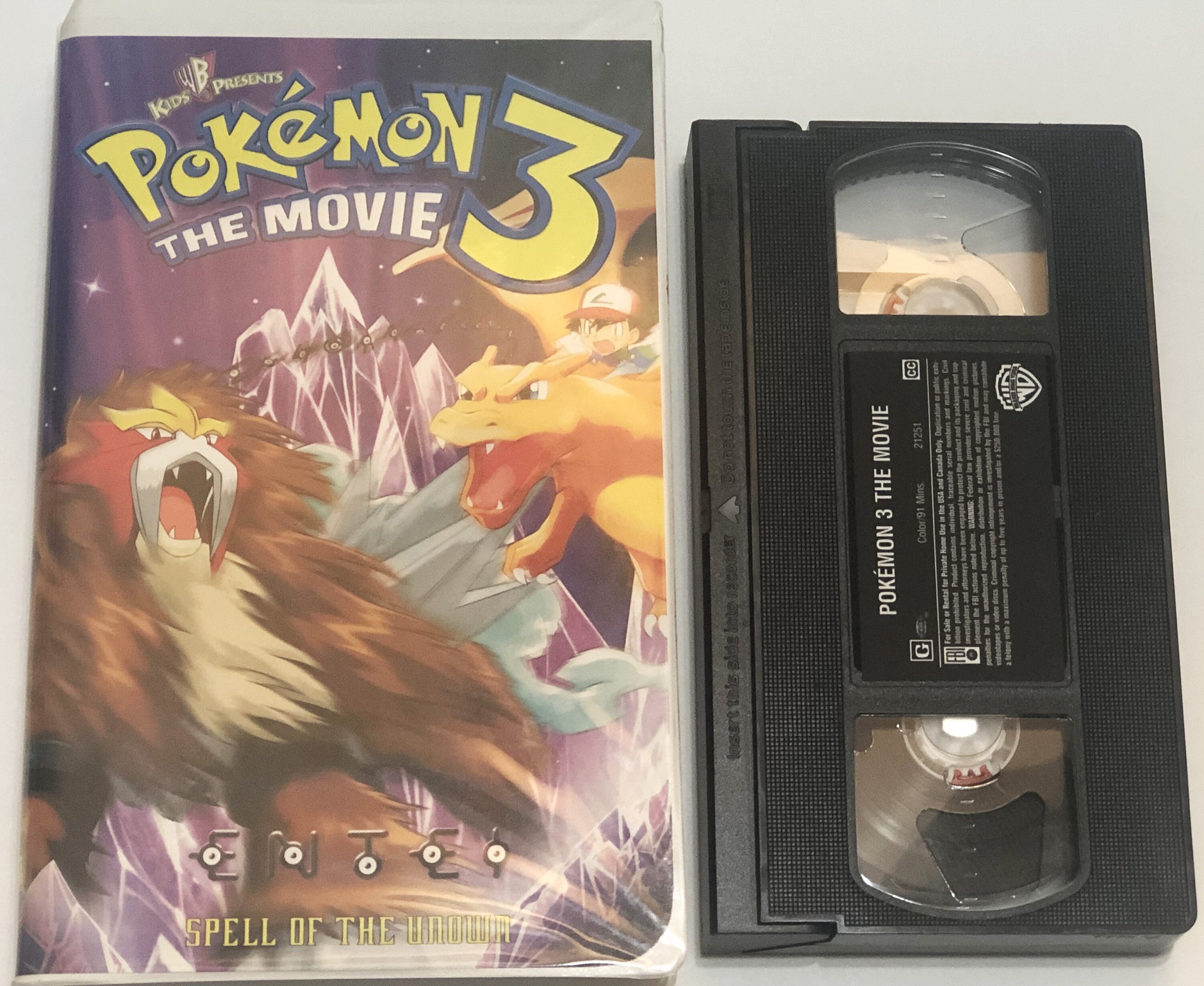 3 Pokemon Clamshell VHS Movies - Etsy Australia