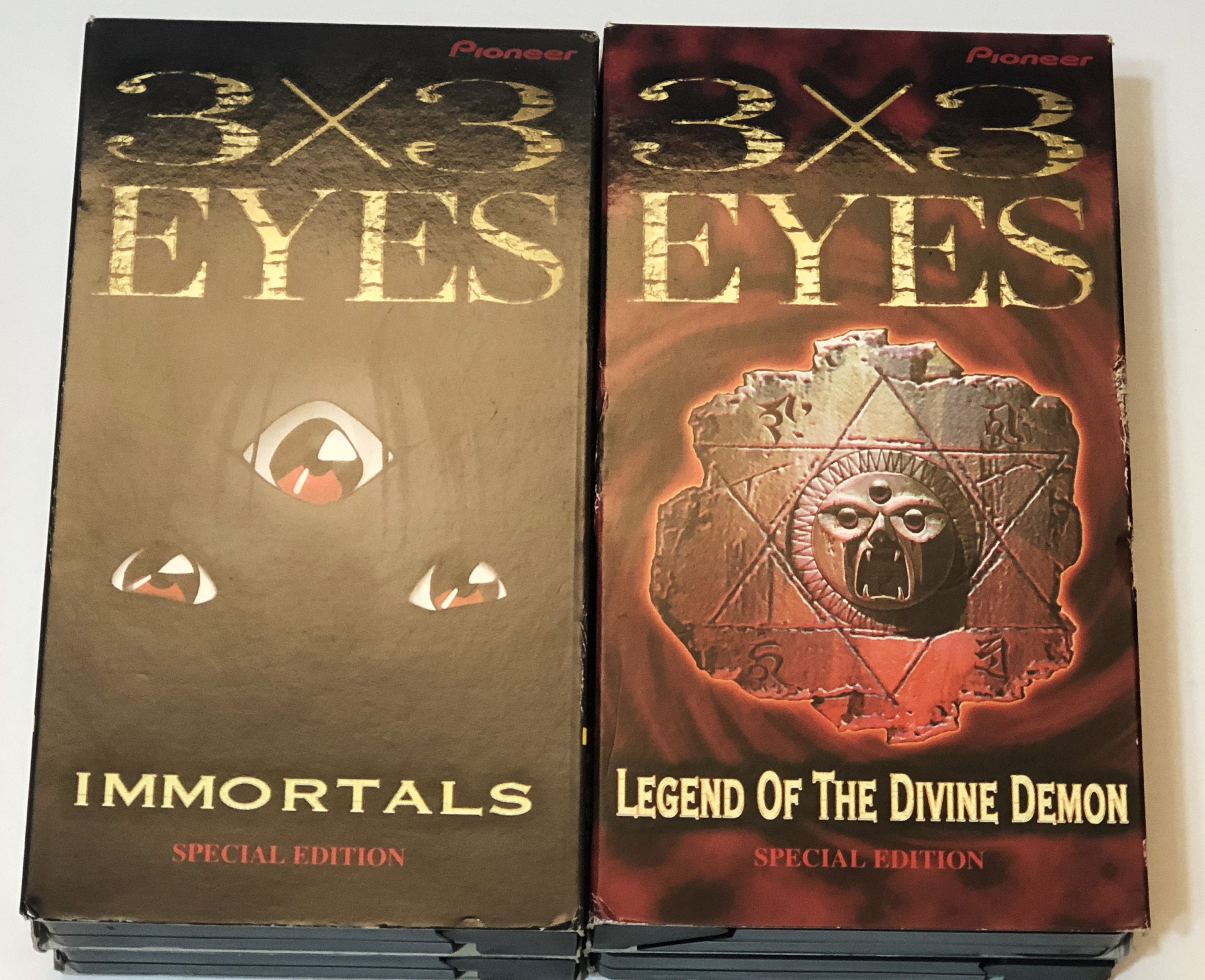 3X3 EYES Special Editions VHS Tapes Immortals Divine Demon - Etsy