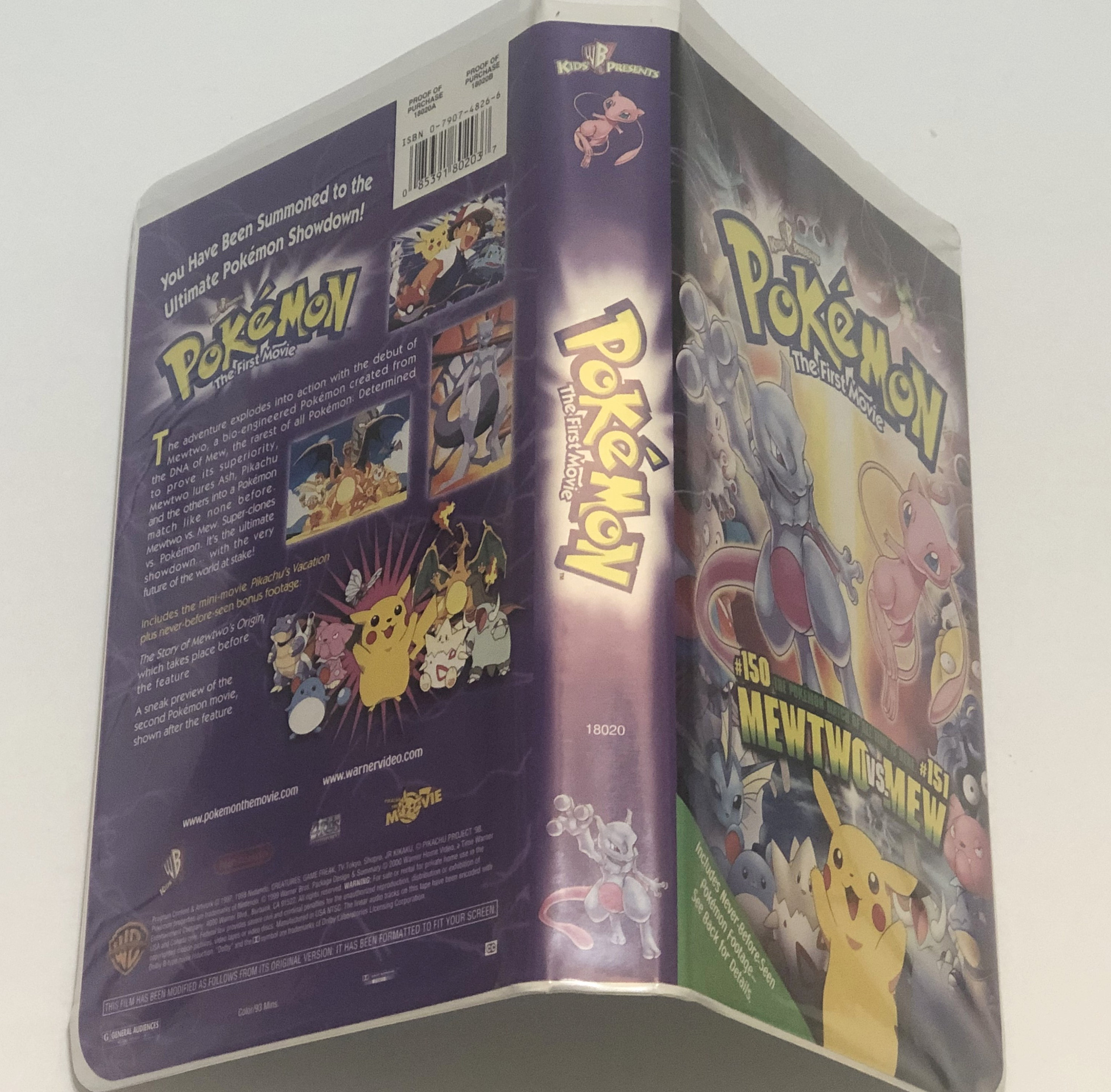 3 Pokemon Clamshell VHS Movies - Etsy