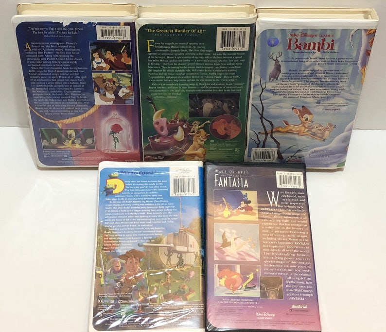 Vintage Disney Clamshell VHS Tapes - Etsy
