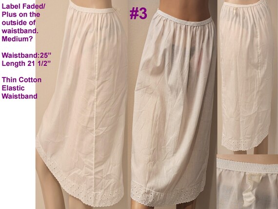 Vintage Half Slip - Choice of Brands Sizes and Leng… - Gem