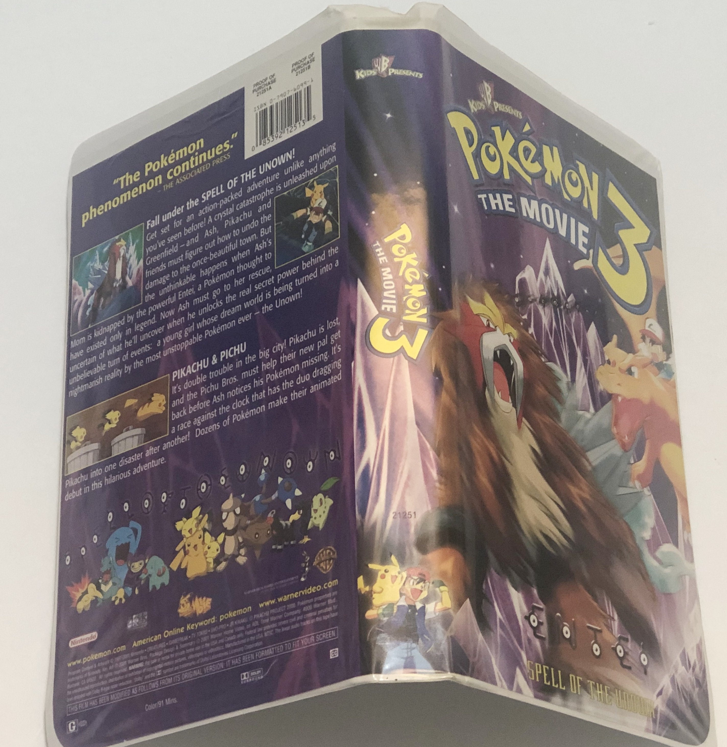 3 Pokemon Clamshell VHS Movies - Etsy