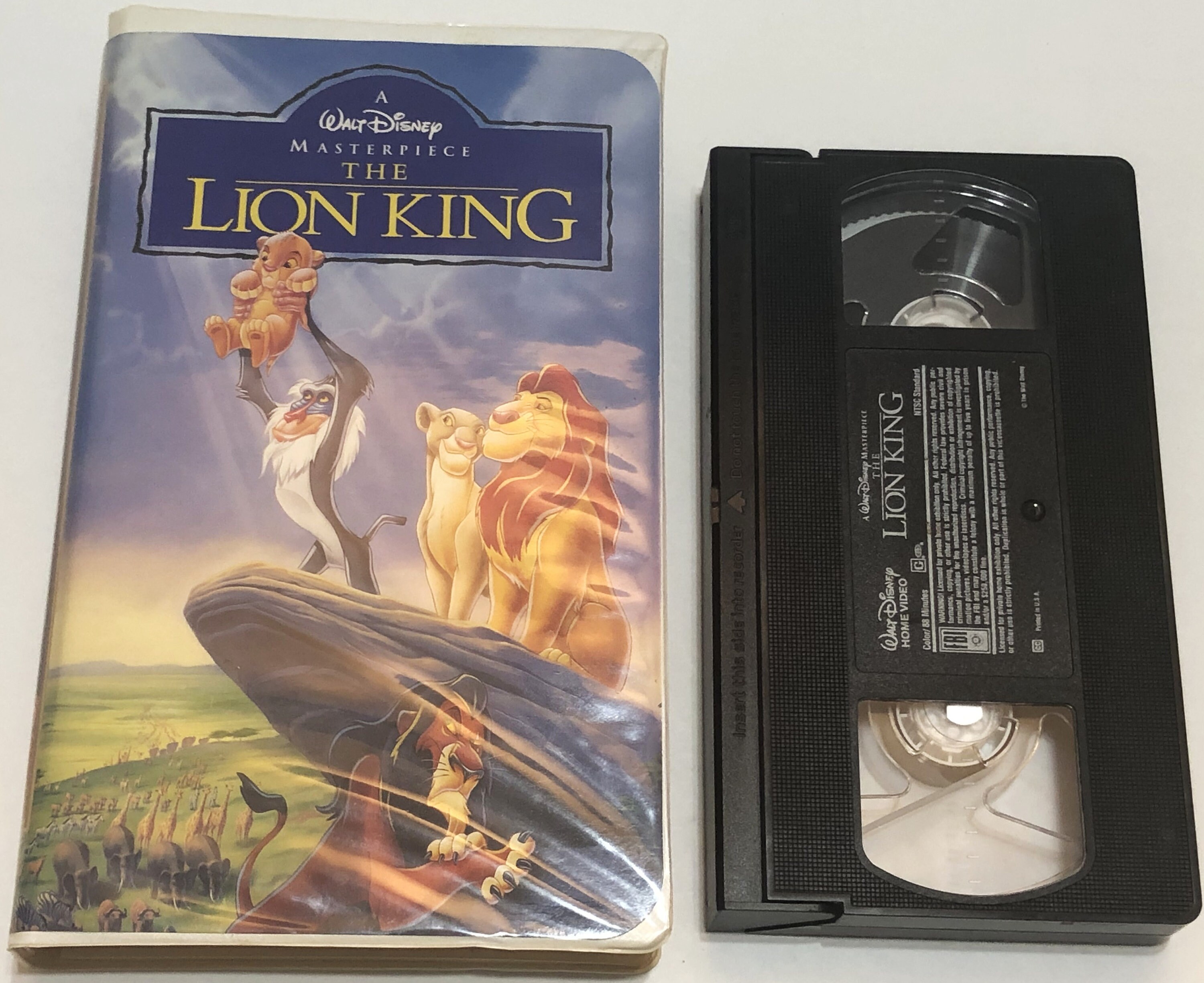 Vintage Disney Clamshell VHS Tapes - Etsy