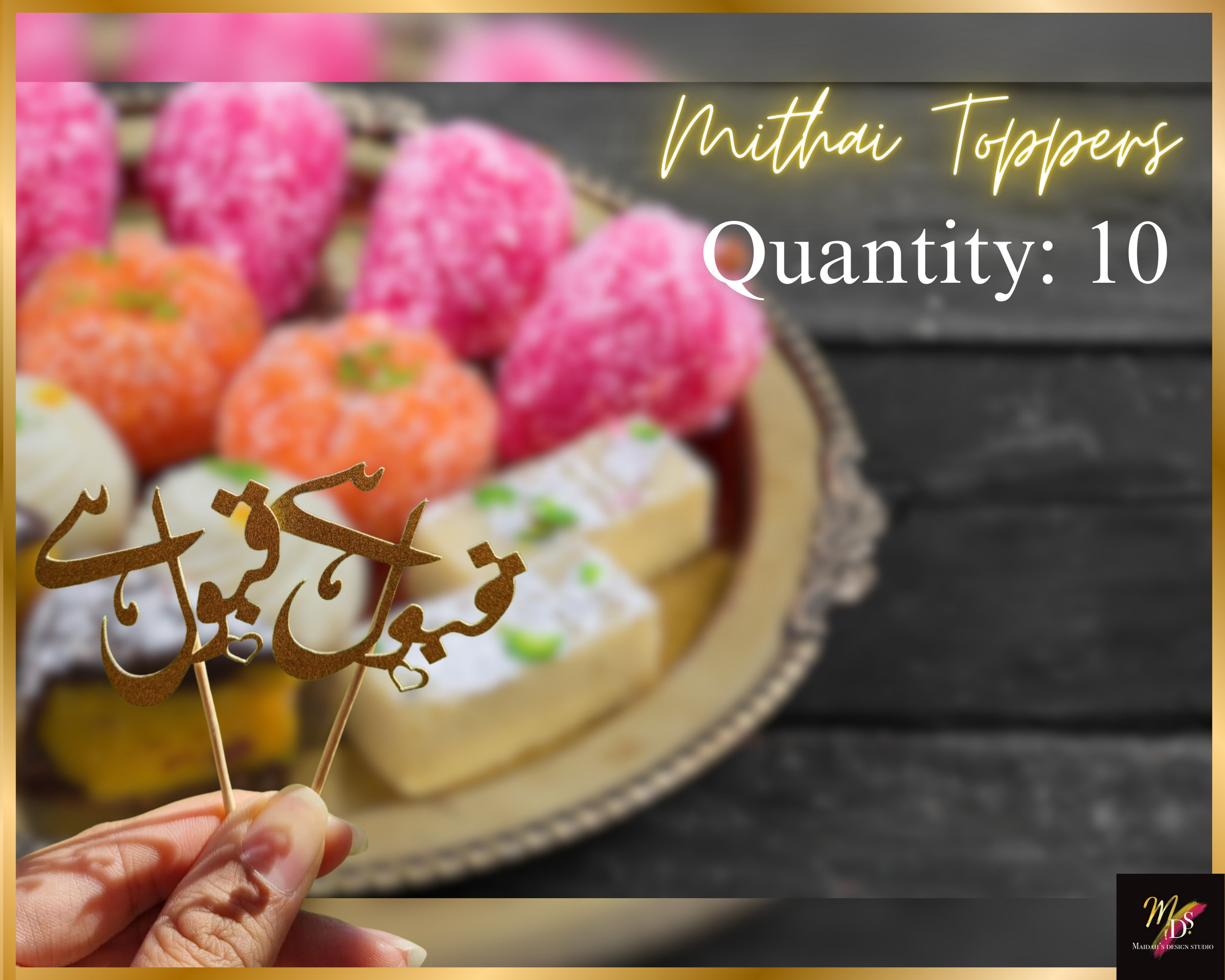 Qabool Hai Mithai Toppers Nikkah Toppers Arabic Qabool Hai Toppers ...