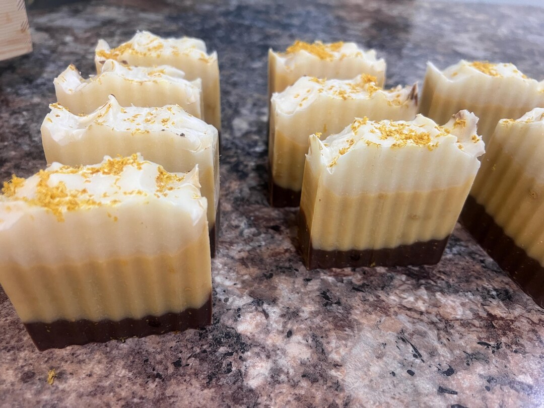 Lemon Fudge Sundae Cold Process Artisan Soap | Handmade | Lemon ...