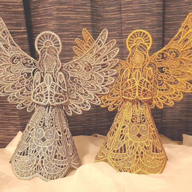 Lace Angel Ornament - Etsy
