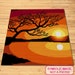 Crochet Sunset Pattern BUNDLE, Crochet Landscape Pattern, SC Crochet ...