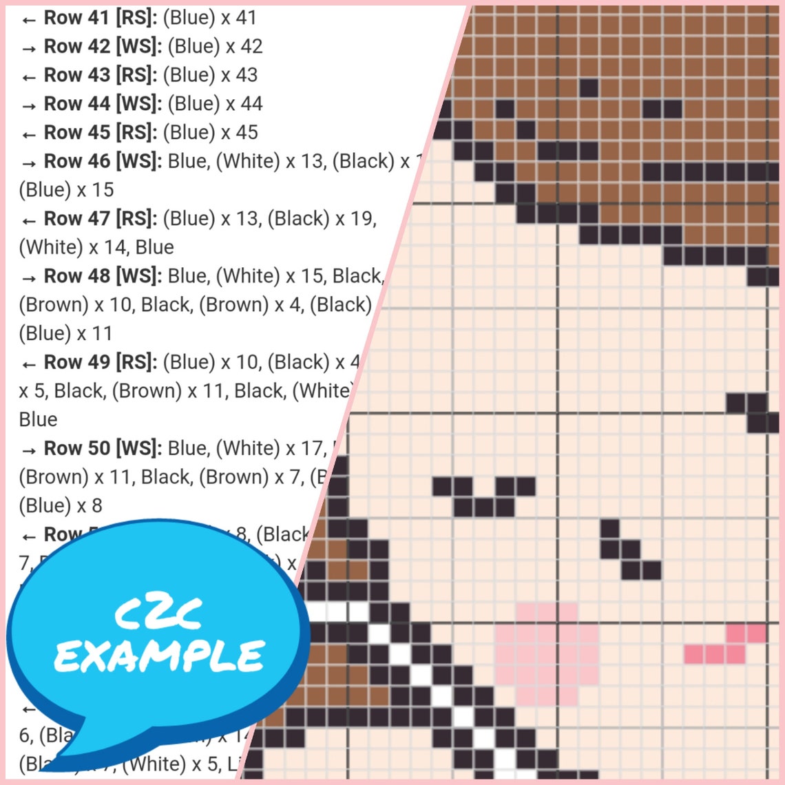 Crochet Mom and Baby - C2C Crochet Baby Blanket Pattern With Written ...