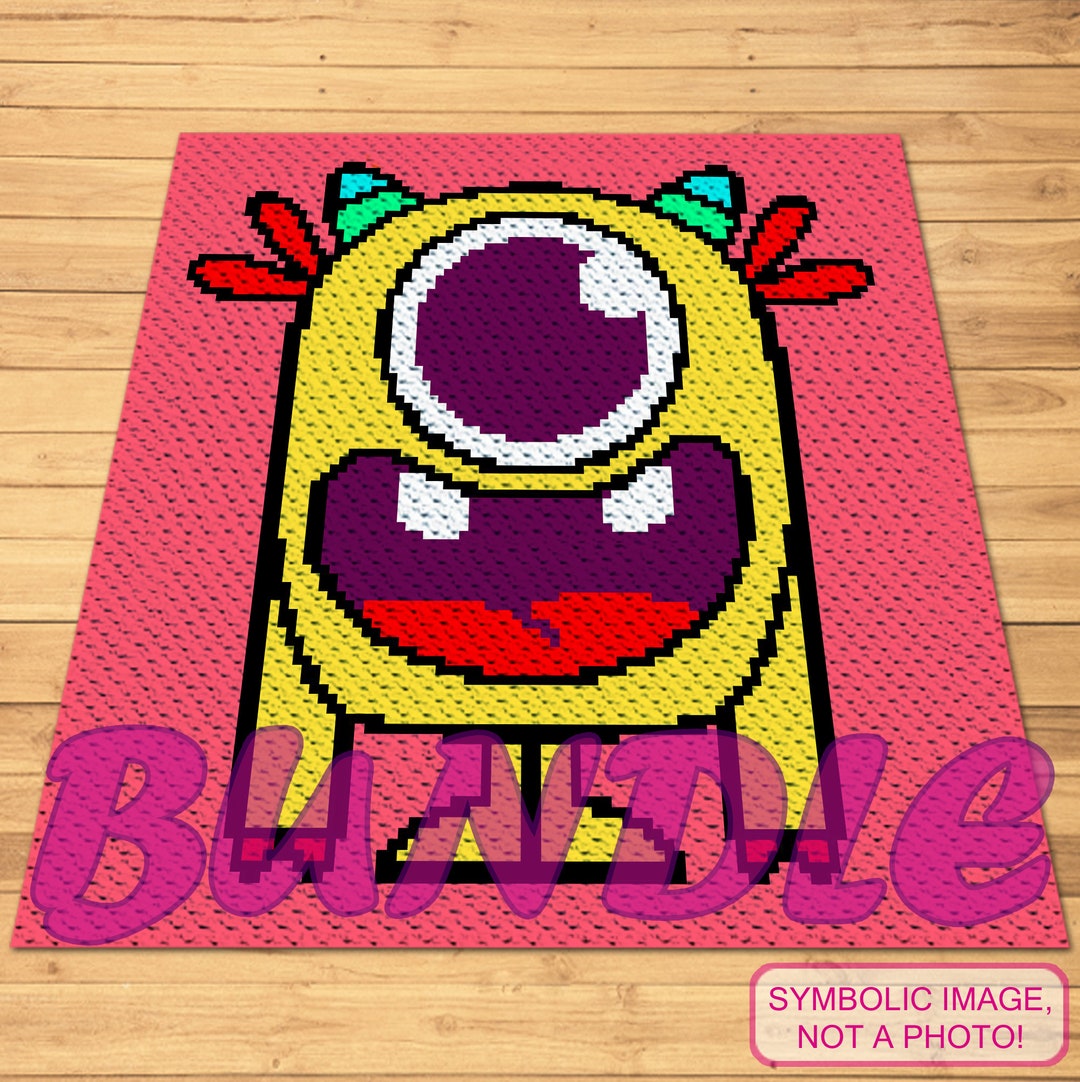 Crochet Monster - Crochet Bundle - C2C Blanket Pattern, and Tapestry ...
