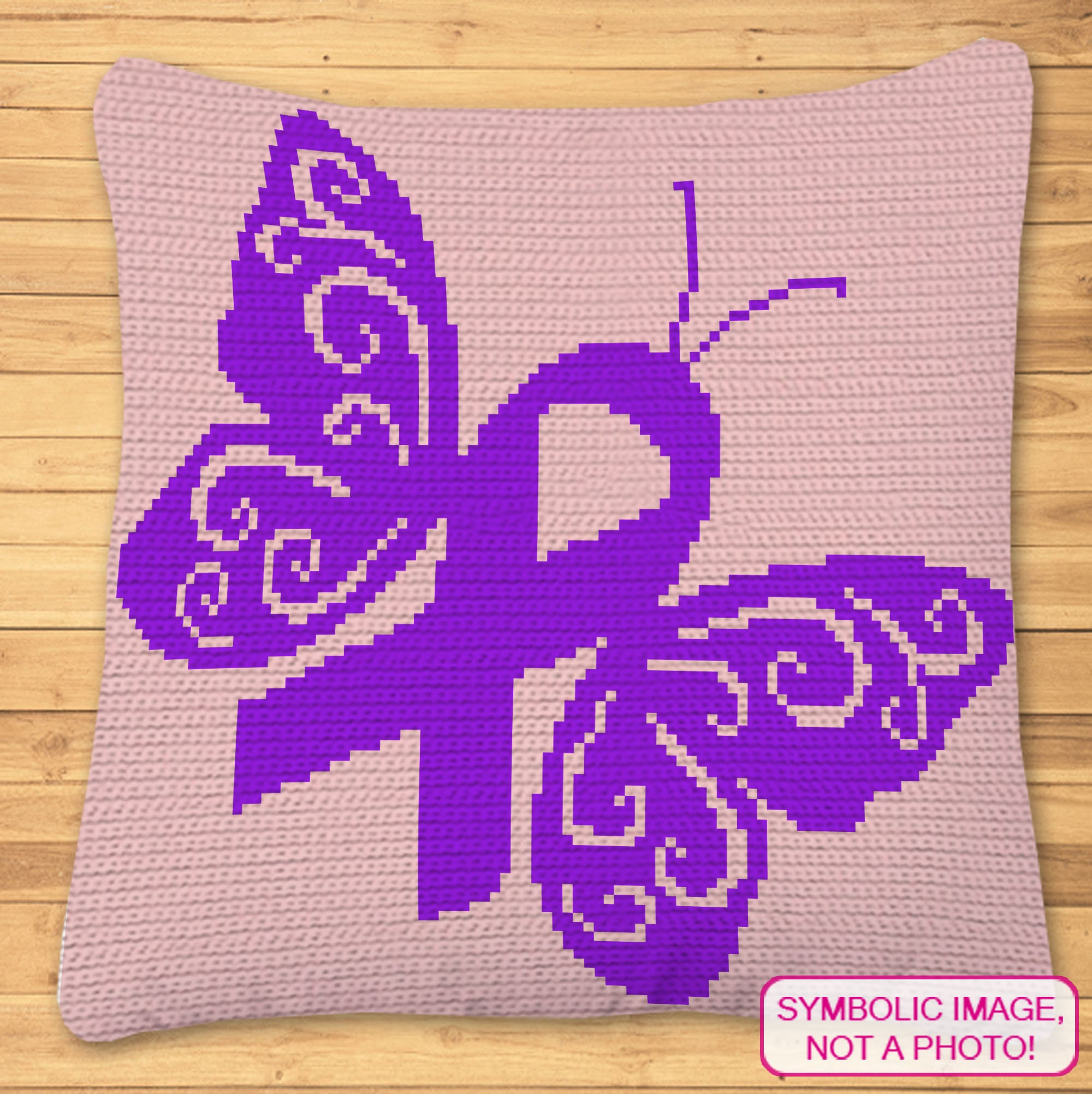 Cancer Crochet Blanket Pattern, Crochet Pillow Pattern, Lupus Awareness ...