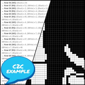 Crochet Skeleton Pattern BUNDLE, Rude Crochet Pattern, Corner to Corner ...