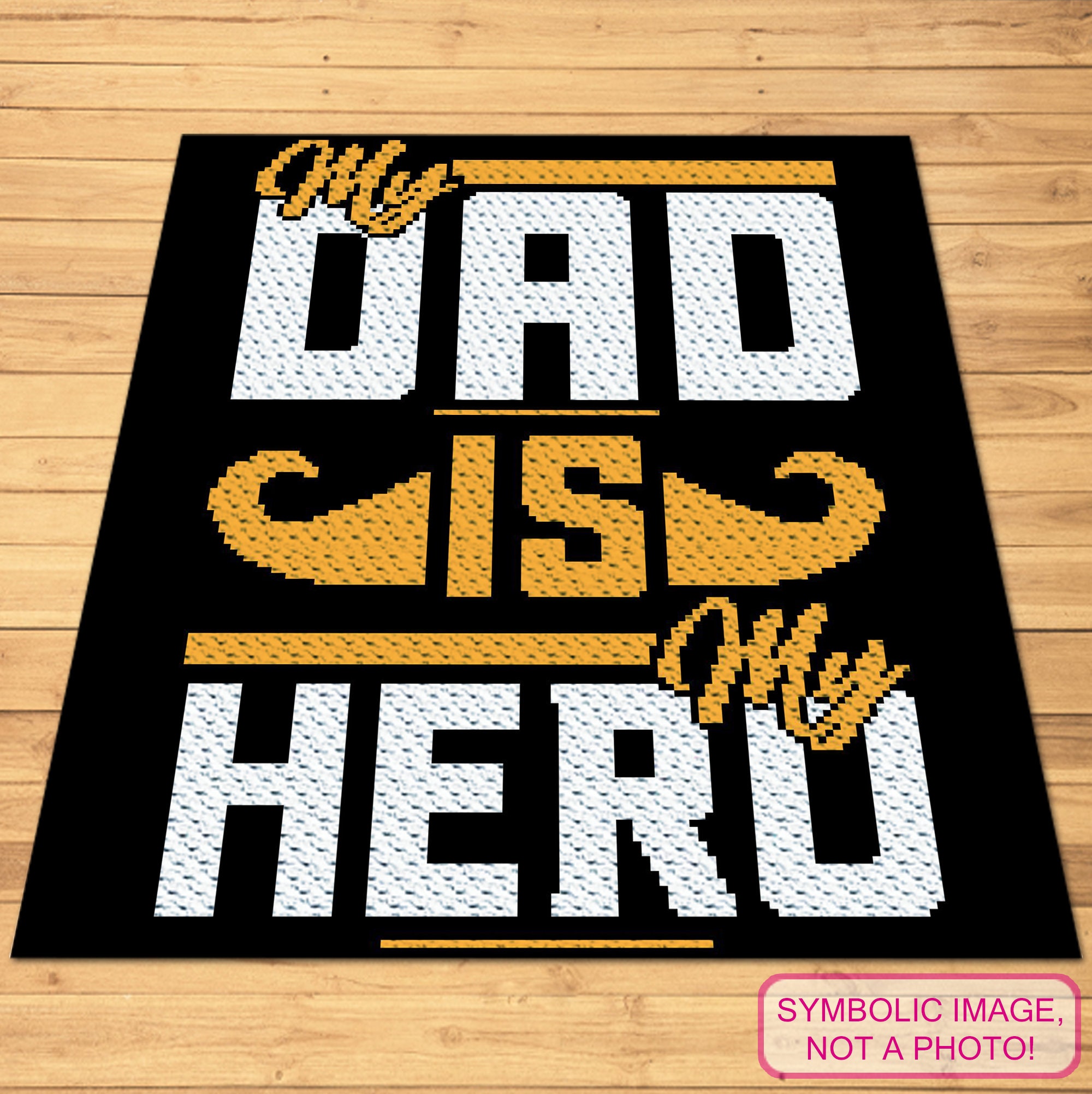 Crochet Superhero Pattern, C2C Afghan Blanket, Crochet Fathers Day ...