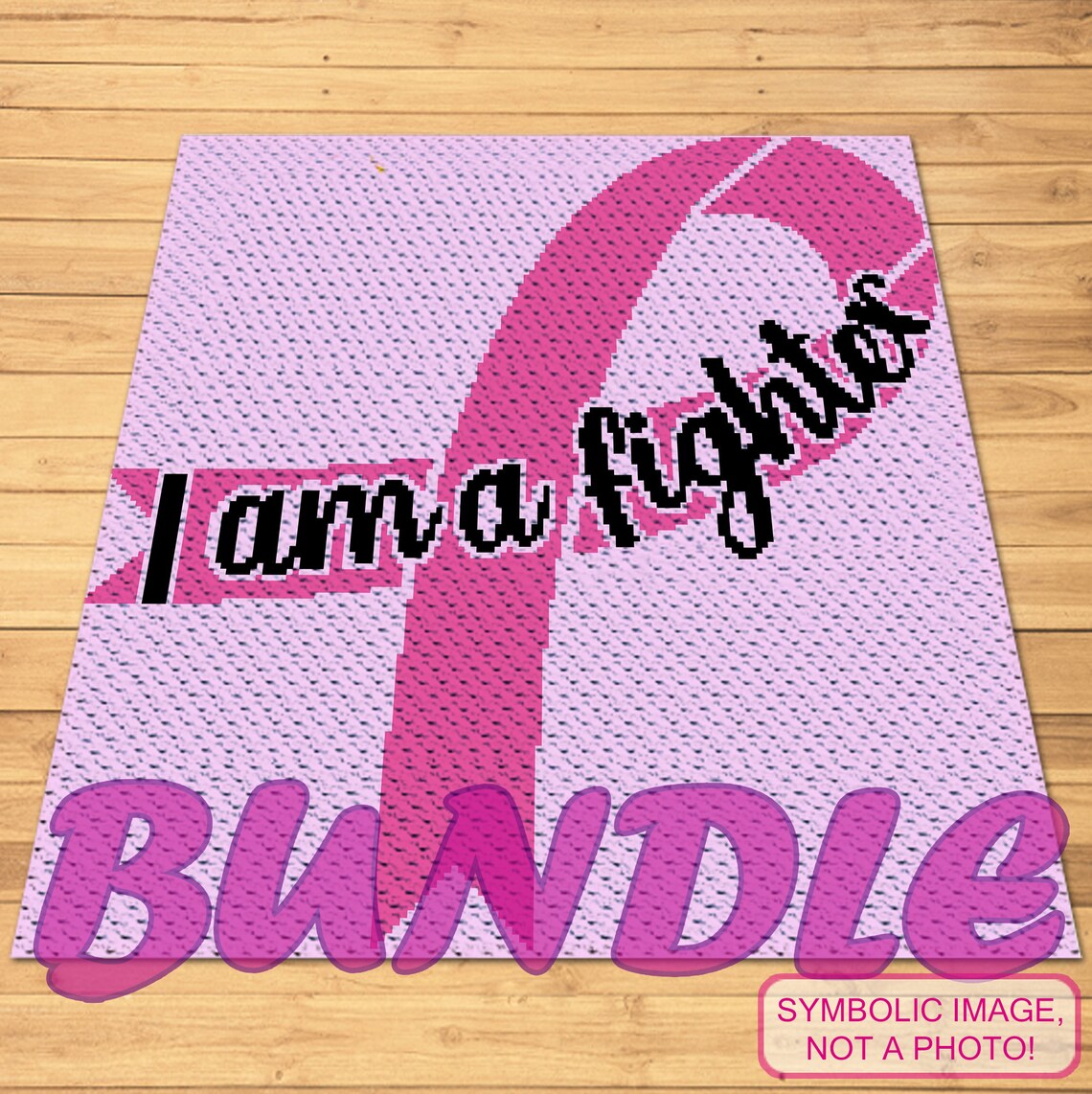 Cancer Crochet Blanket Pattern, and Crochet Pillow Pattern, Chemo ...