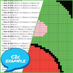 C2C Crochet Blanket Pattern, Crochet Dinosaur Pattern, Crochet T-rex ...