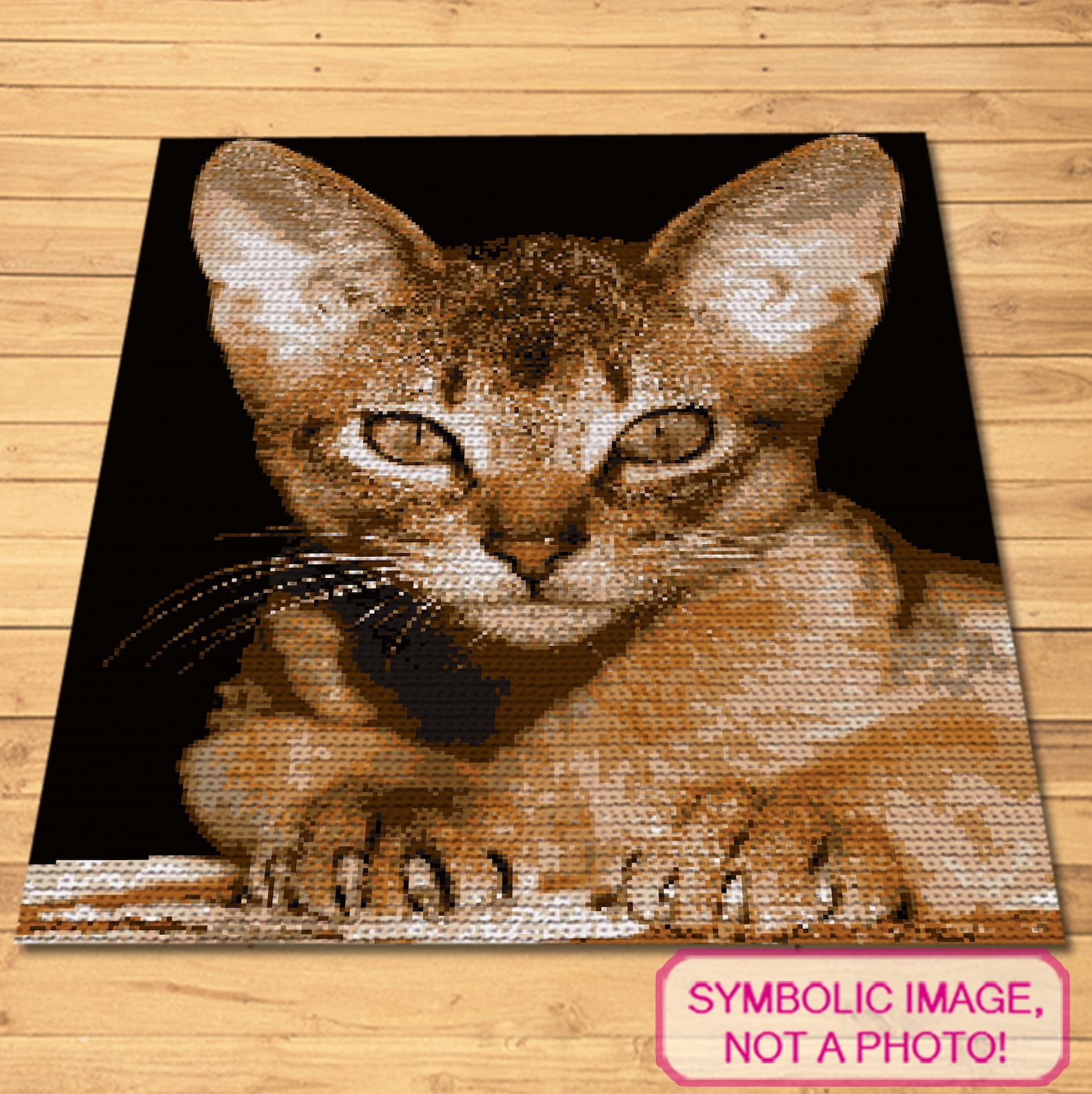 Crochet Cat Pattern Cat Crochet Blanket Pattern Crochet Cat - Etsy