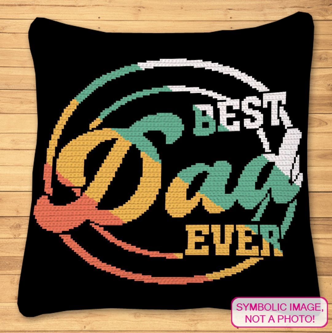 Crochet Dad Pattern, SC Crochet Blanket Pattern, Crochet Pillow Case ...