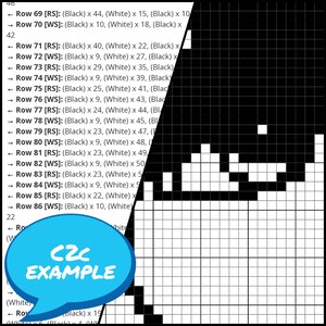 Movie Crochet Bundle Crochet Wizard Pattern Corner to Corner - Etsy