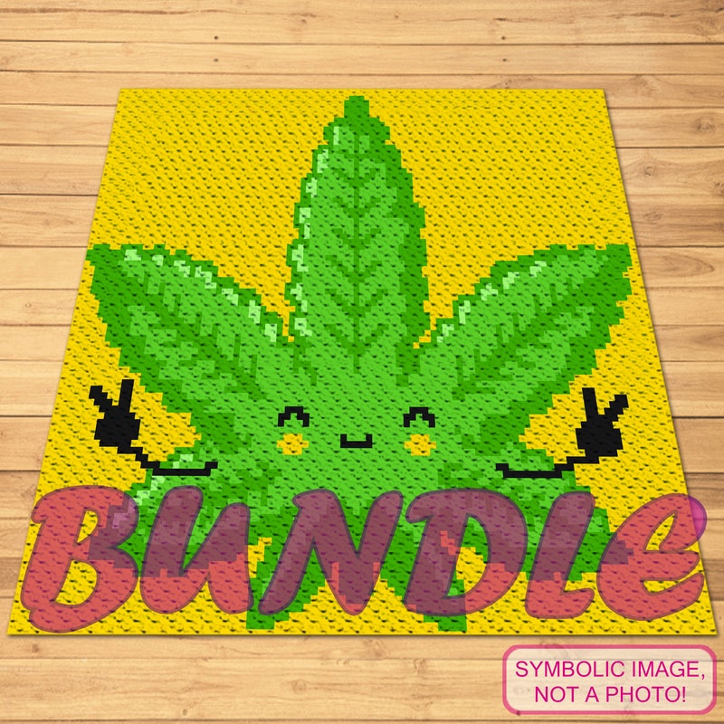 Crochet Weed Leaf - Etsy