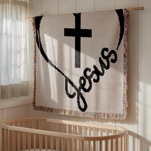 Crochet Jesus Pattern, C2C Afghan Pattern, Religious Crochet Pattern ...