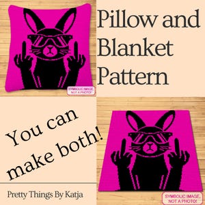 Crochet Middle Finger, Crochet Bunny Pattern, Rude Crochet, Funny ...