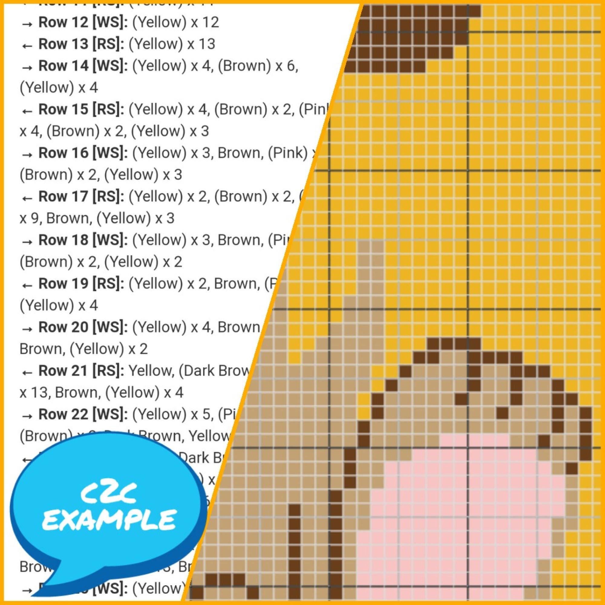 Crochet Dog Pattern C2C Crochet Blanket Pattern Crochet | Etsy