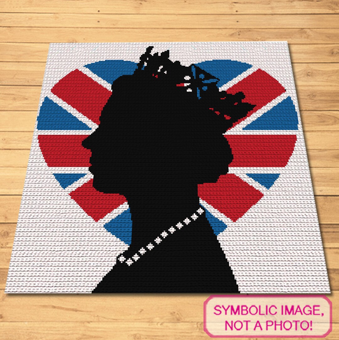 Crochet Queen Elizabeth Pattern, Crochet Blanket Pattern, Crochet ...