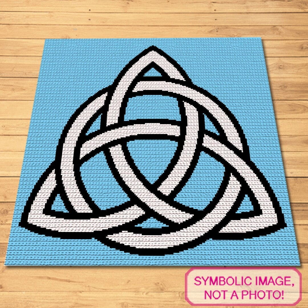 Celtic Crochet Blanket Pattern, Crochet Geometric Blanket Pattern ...