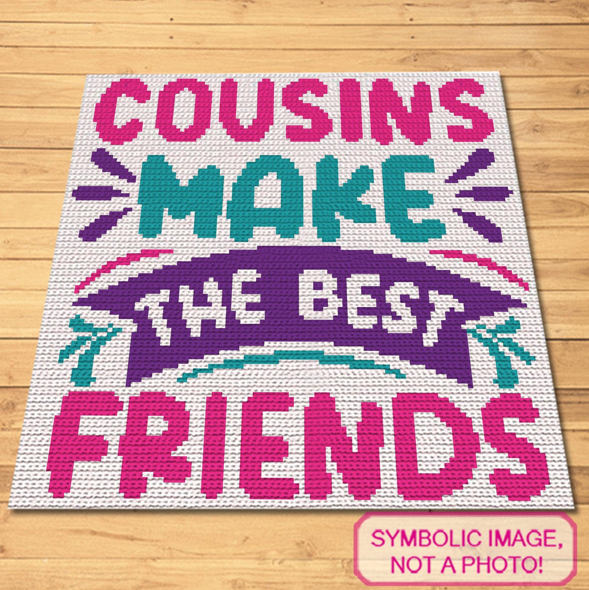 Crochet Family, Crochet Cousin Pattern, Crochet Pillow Pattern ...