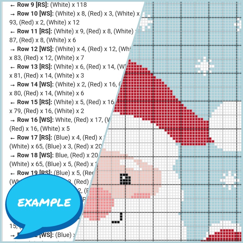 C2C Crochet Santa Blanket, C2C Christmas Crochet Afghan Pattern ...