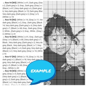 Custom Graphgan Pattern, Customized Tapestry Crochet, Crochet Pattern ...