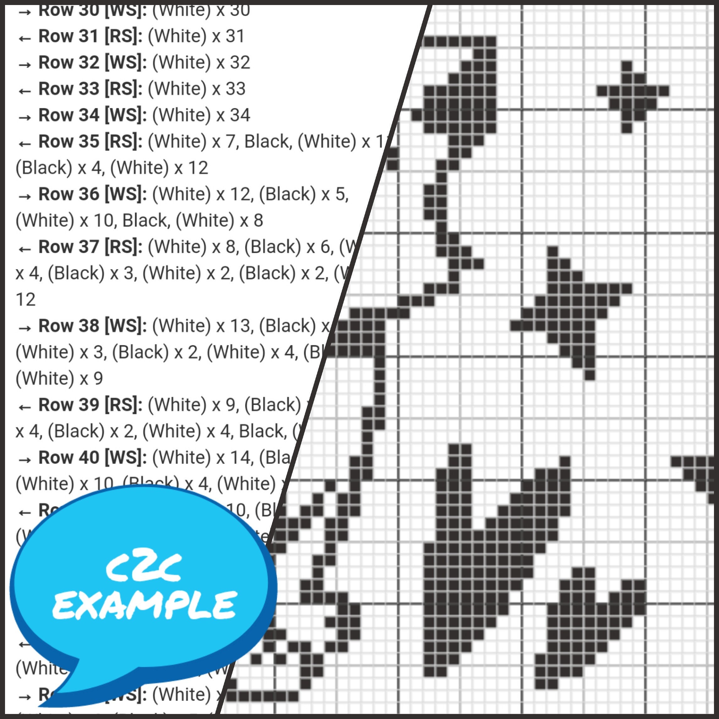 Crochet Cat Pattern C2C Crochet Pattern Cat Crochet Pillow | Etsy