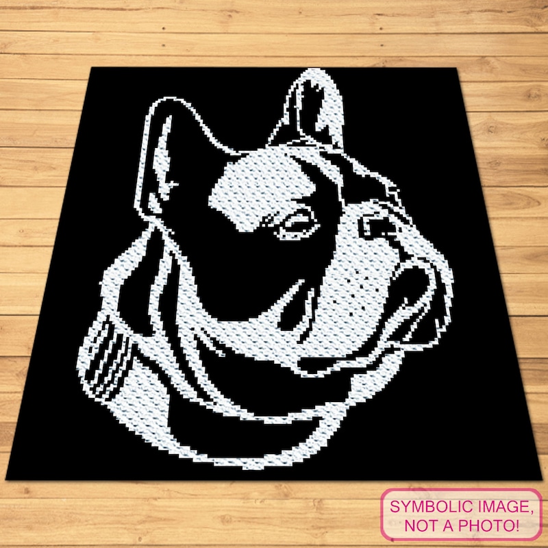 Bulldog Knitting Pattern - Etsy