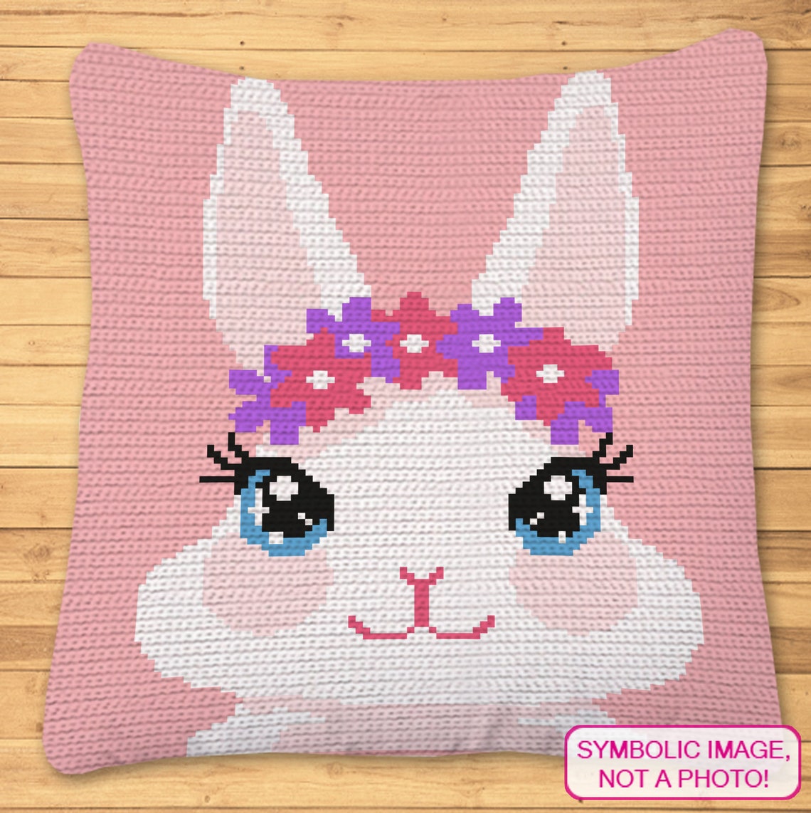 Crochet Bunny Pattern C2C Graphgan Pattern Easter Crochet - Etsy
