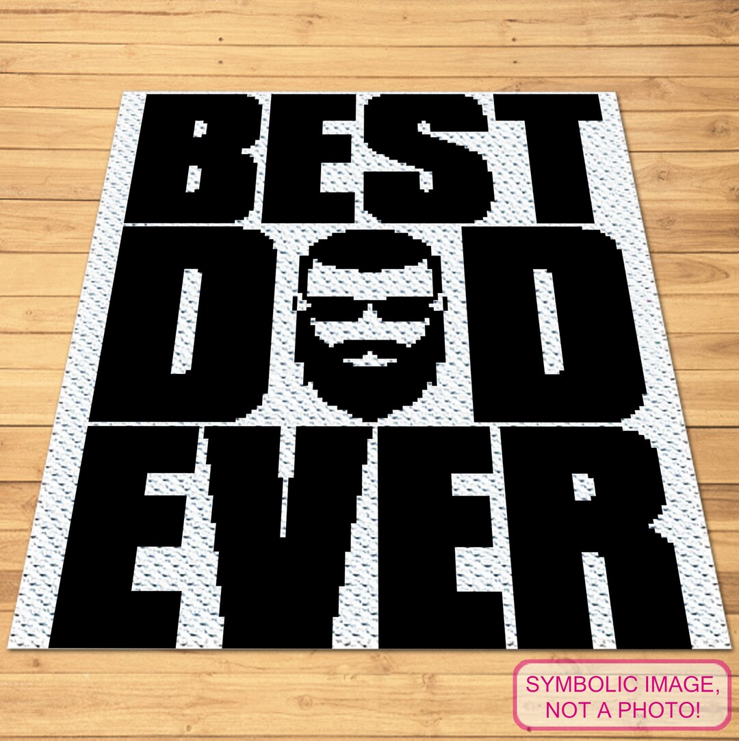 Crochet Dad Pattern, C2C Afghan Pattern, Crochet Fathers Day Gift ...