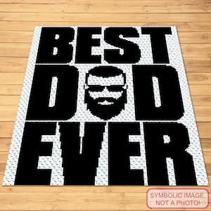 Crochet Dad Pattern, C2C Afghan Pattern, Crochet Fathers Day Gift ...