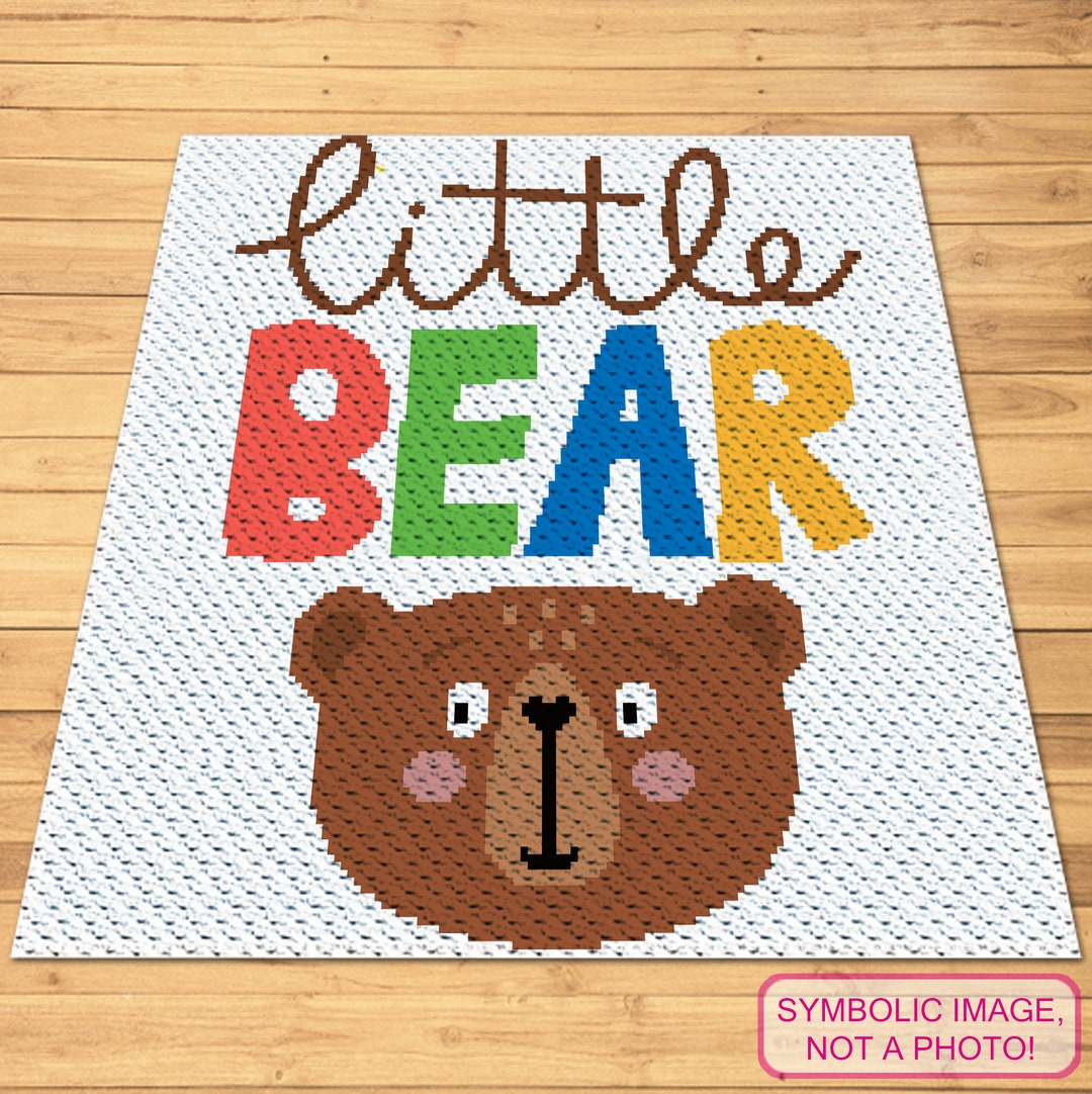 Crochet Bear Pattern, C2C Graphgan Pattern, Crochet Afghan Pattern ...