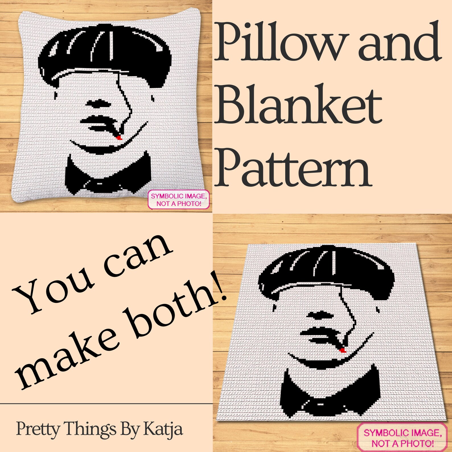 Crochet Movie BUNDLE Peaky Blinders C2C Crochet Blanket | Etsy