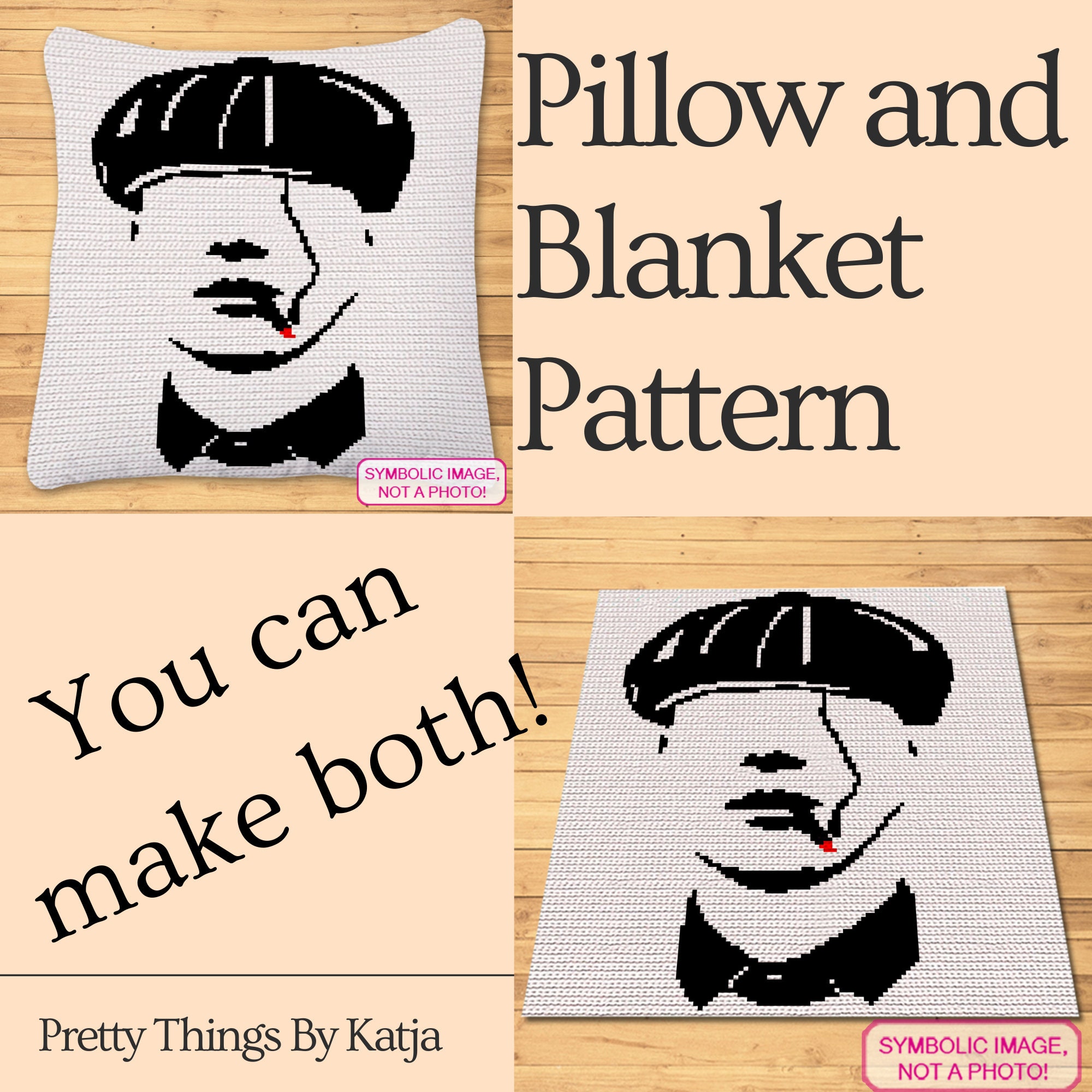 Crochet Movie BUNDLE Peaky Blinders C2C Crochet Blanket | Etsy