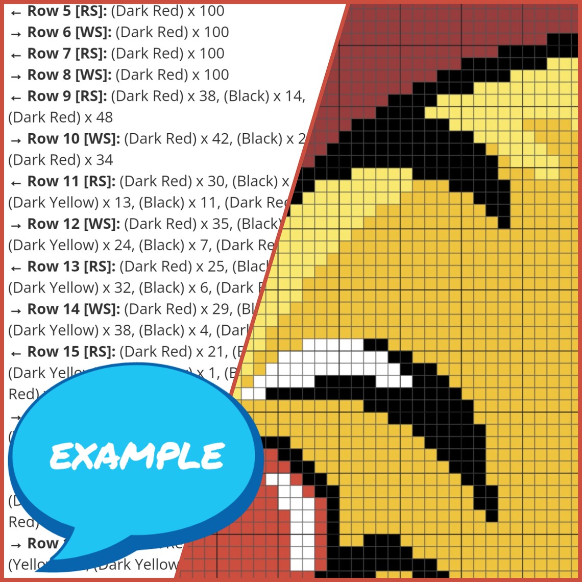 Crochet Emoji Pattern C2C Graphgan Pattern Crochet Pillow - Etsy