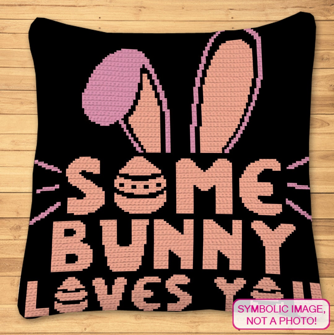 Easter Crochet Pattern, Crochet Bunny Pattern, Crochet Graphgan Pattern ...