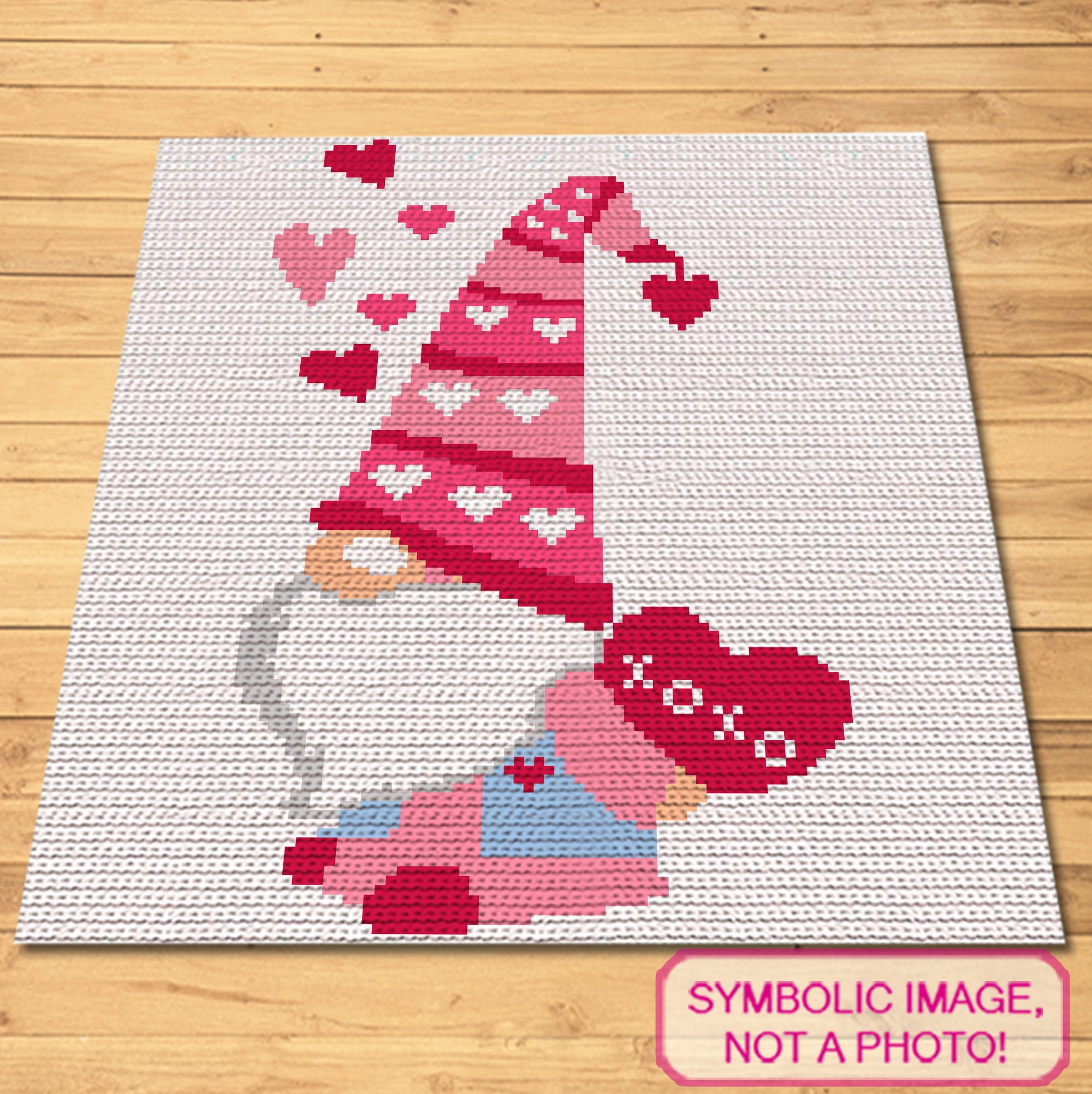 Crochet Gnome Pattern Tapestry Crochet Blanket Pattern - Etsy