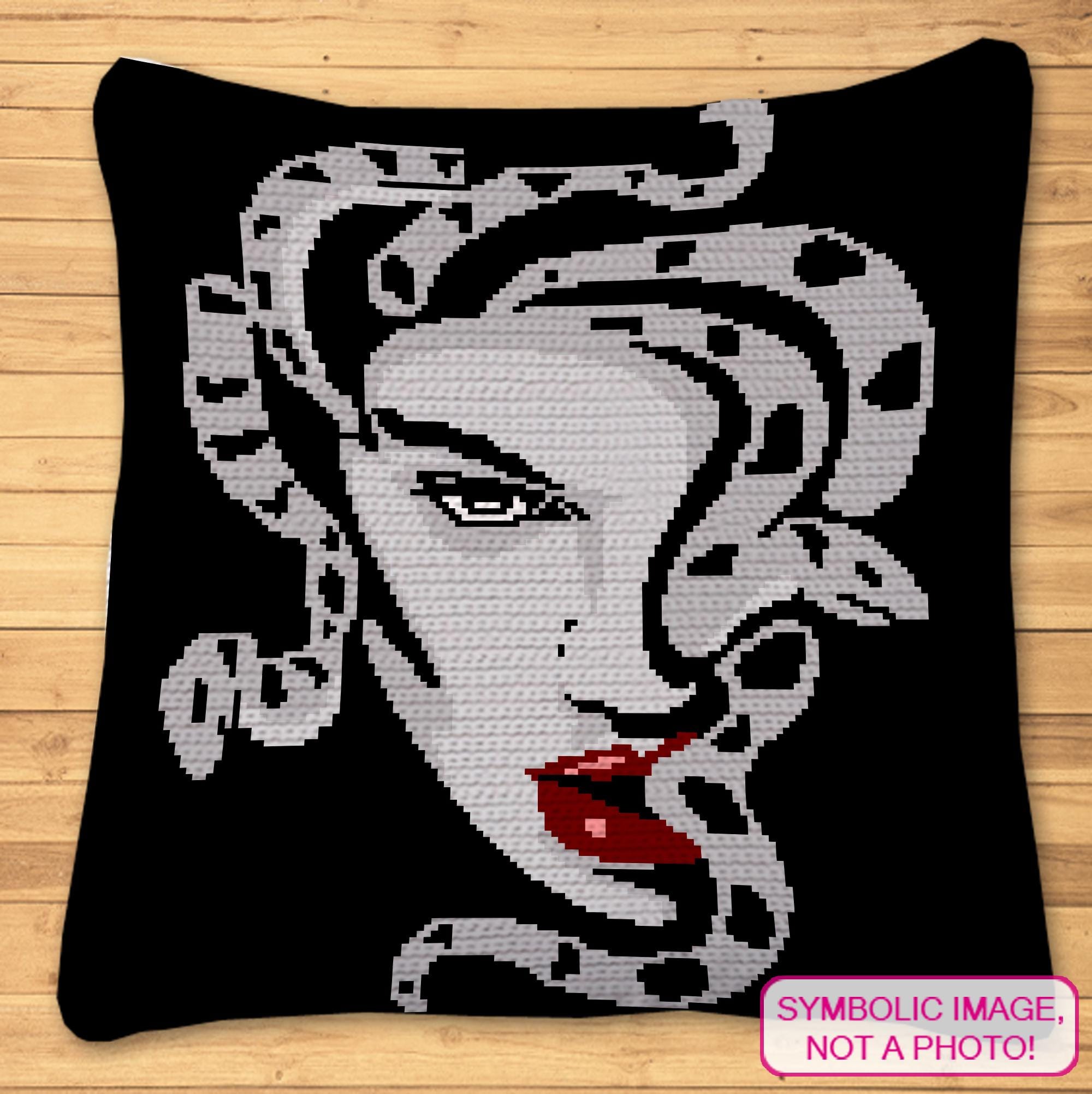 Crochet Medusa Pattern BUNDLE - C2C Crochet Afghan Pattern, Crochet ...