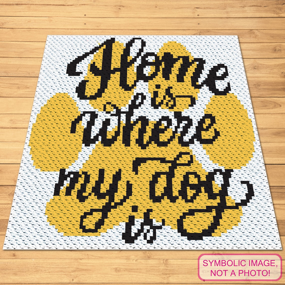 C2C Dog Graphgan Pattern Crochet Dog Blanket Pattern C2C | Etsy