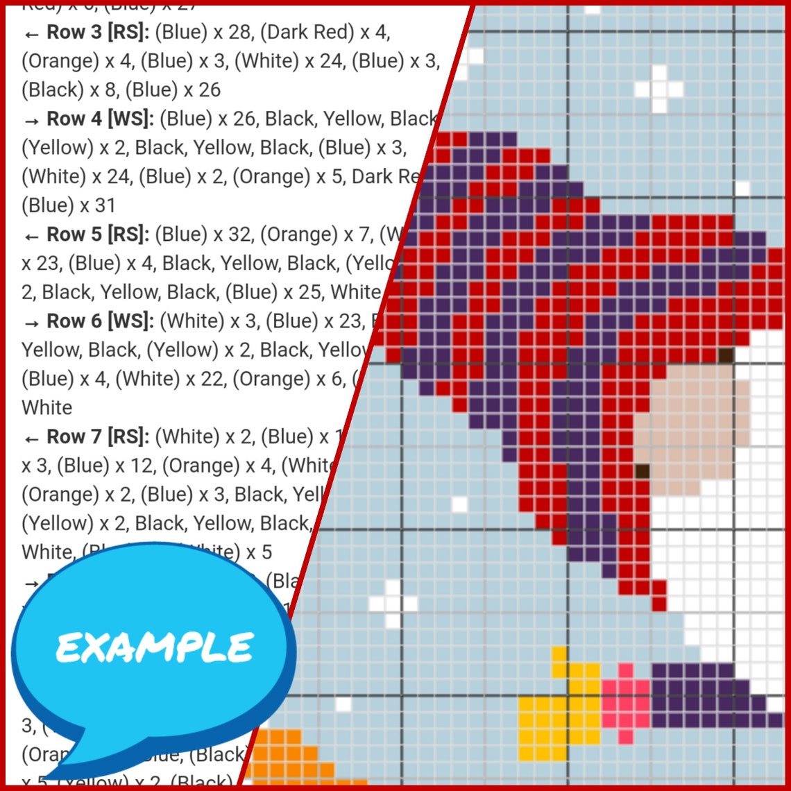 Crochet Gnome Pattern - Tapestry Crochet Blanket Pattern With Written ...