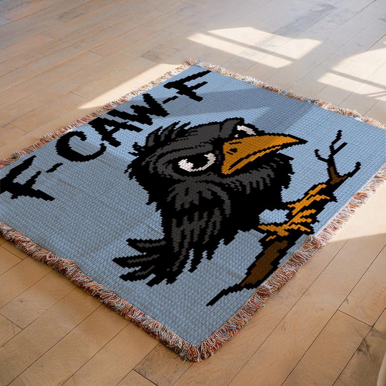 Crochet Crow Pattern, Rude Crochet, Crochet Bird Pattern, Crochet ...