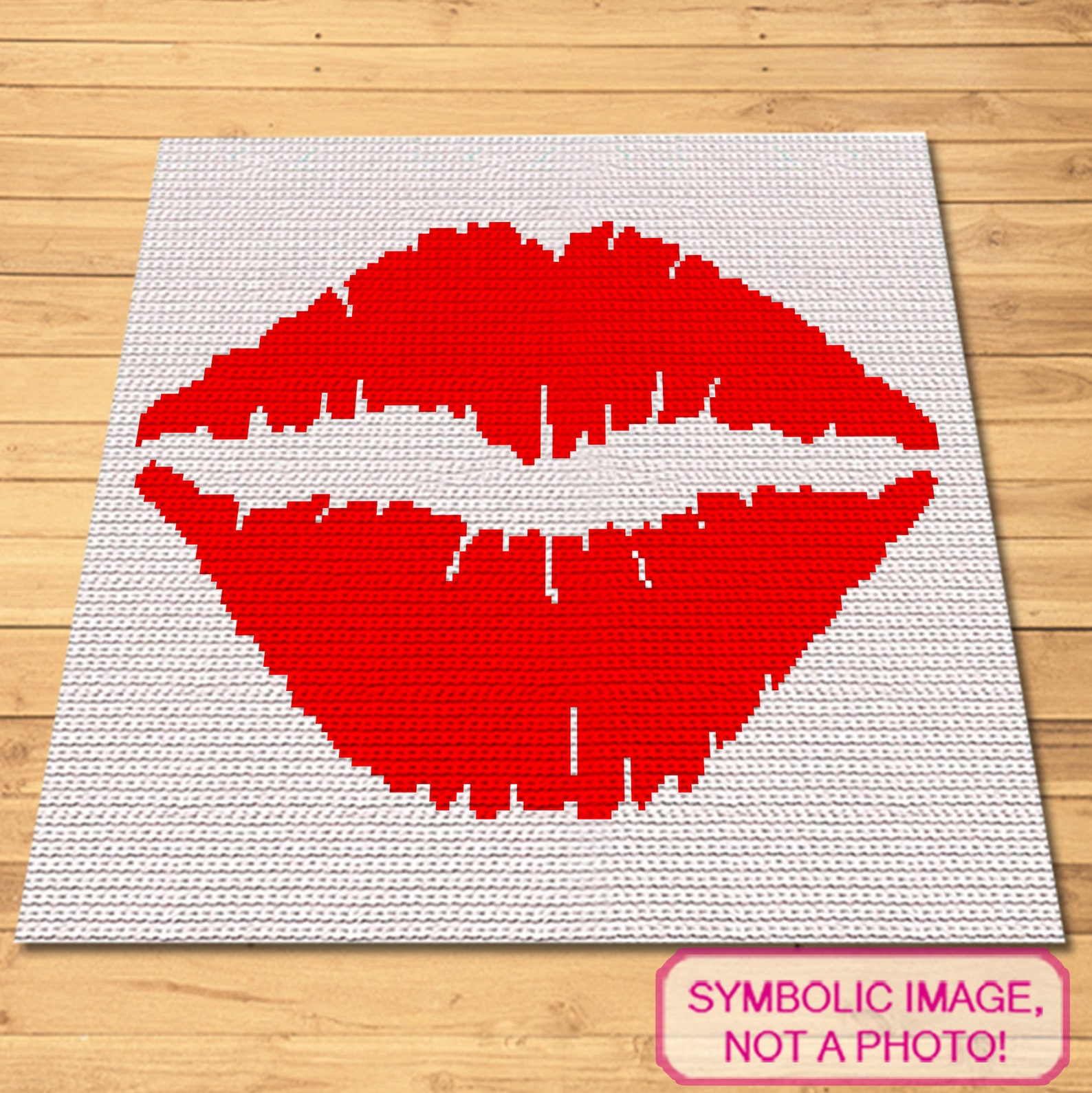 Crochet Lips Pattern Lips Pillow Crochet Pattern Crochet | Etsy