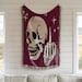 Crochet Skull Pattern, Crochet Pillow Pattern, Rude Crochet Blanket ...