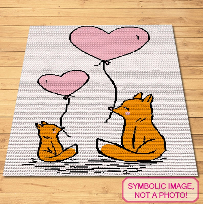 Crochet Fox Pattern Crochet Fox Baby Blanket Animal Blanket - Etsy